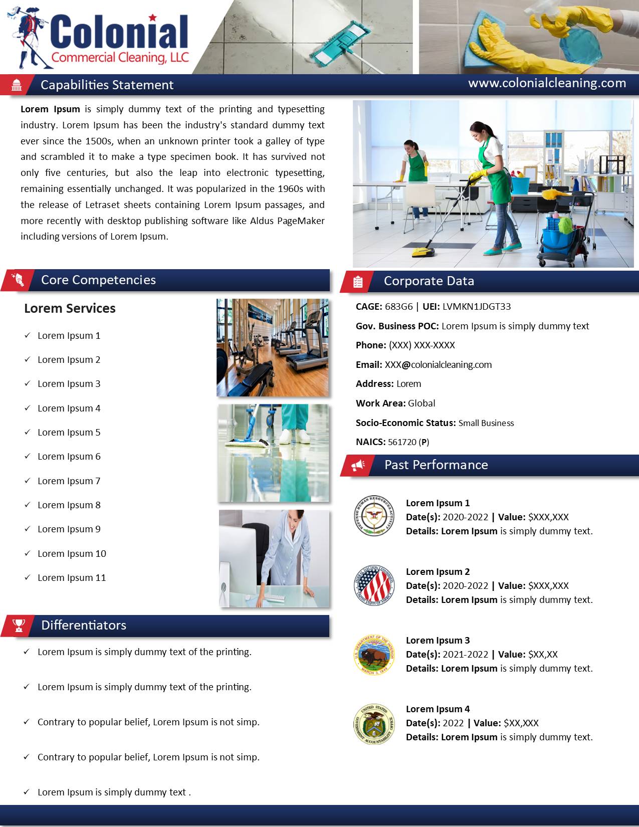 SBDG Federal Client Portal -COLONIAL COMMERCIAL CLEANING LLC(683G6) SBDG Federal Client Portal -COLONIAL COMMERCIAL CLEANING LLC(683G6)